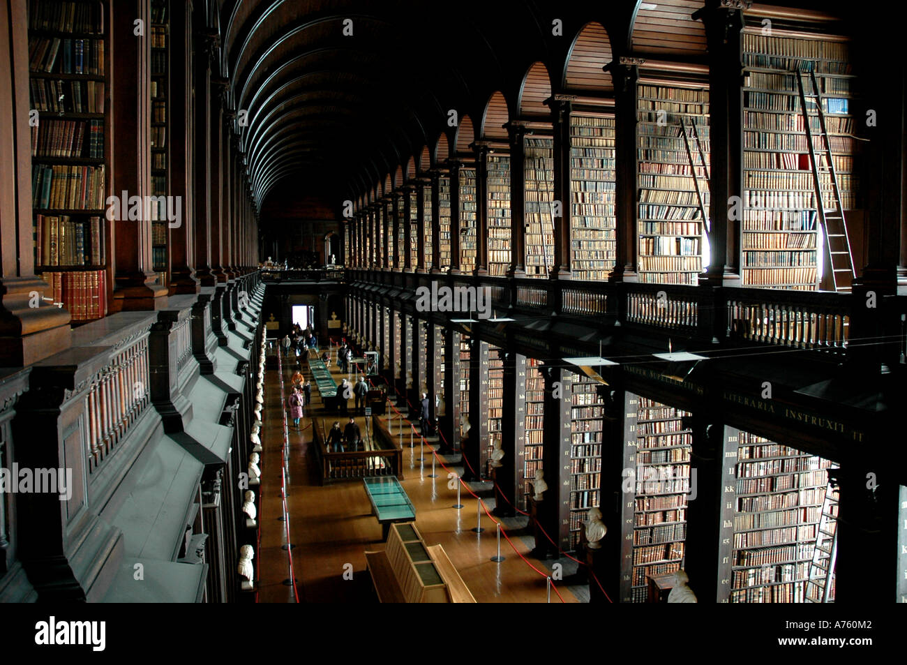 Trinity College Library - The Long Room- University Dublin Ireland ...
