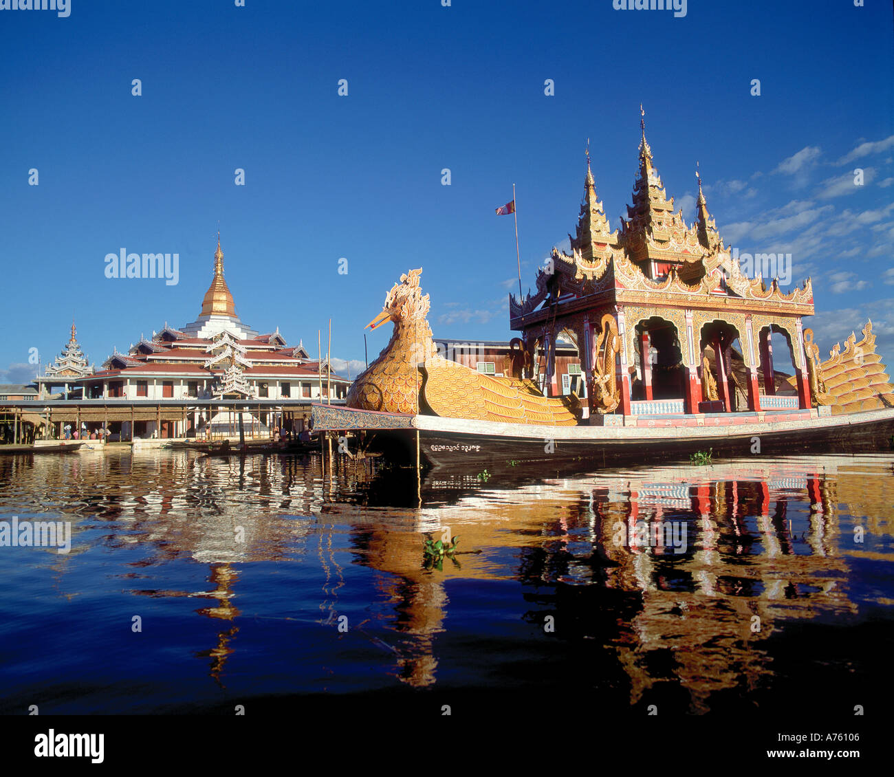 Phaung Daw U Pagoda temple, Inle Lake, Myanmar (Burma Stock Photo - Alamy