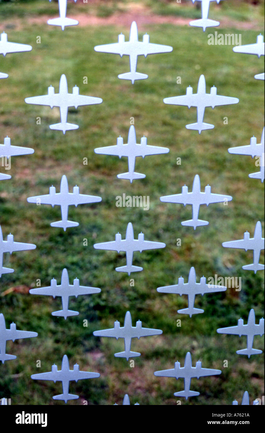 Aeroplane sign at Duxford UK Stock Photo - Alamy
