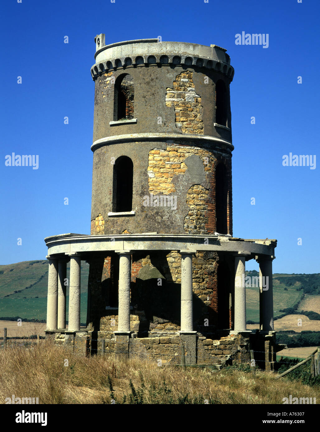 Clavell Tower at Kimmeridge Bay in Dorset UK Stock Photo - Alamy