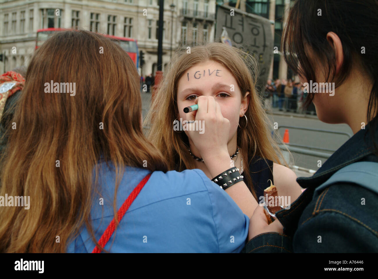 2003 london peace march hi-res stock photography and images - Alamy