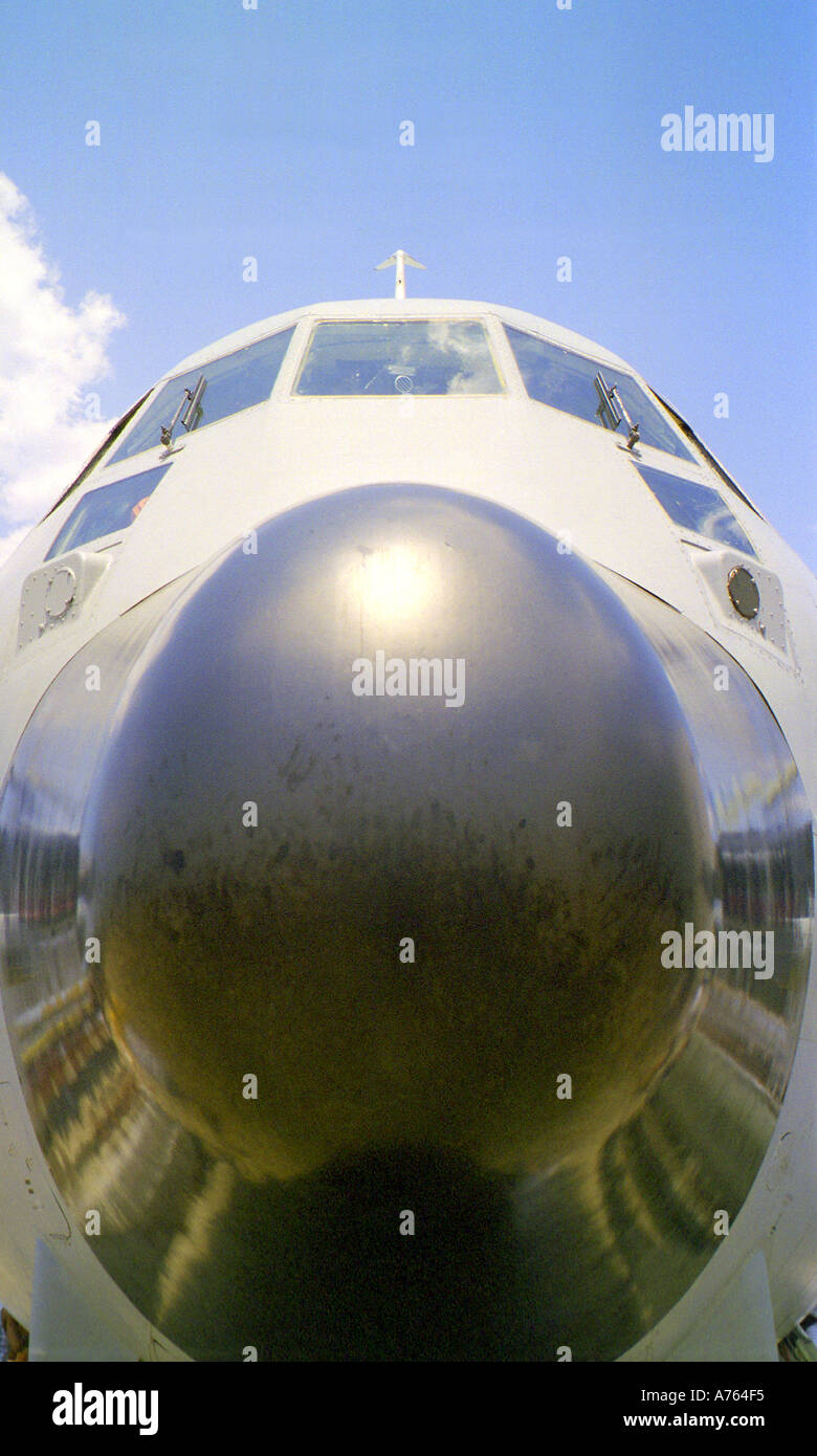 Lockheed C 130 Hercules Front View Stock Photo - Alamy