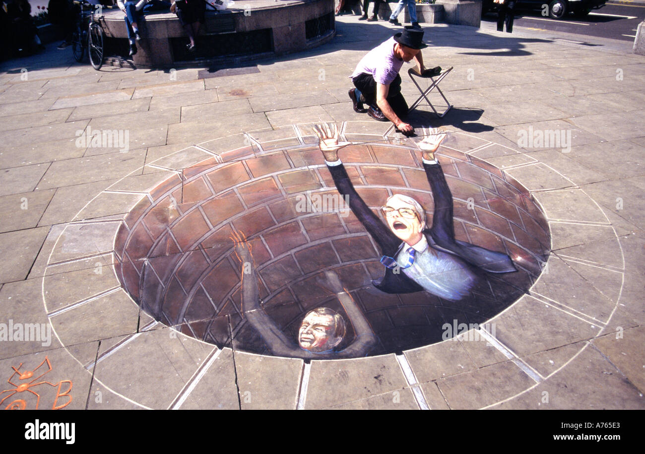 Optical Illusion Street Paintings