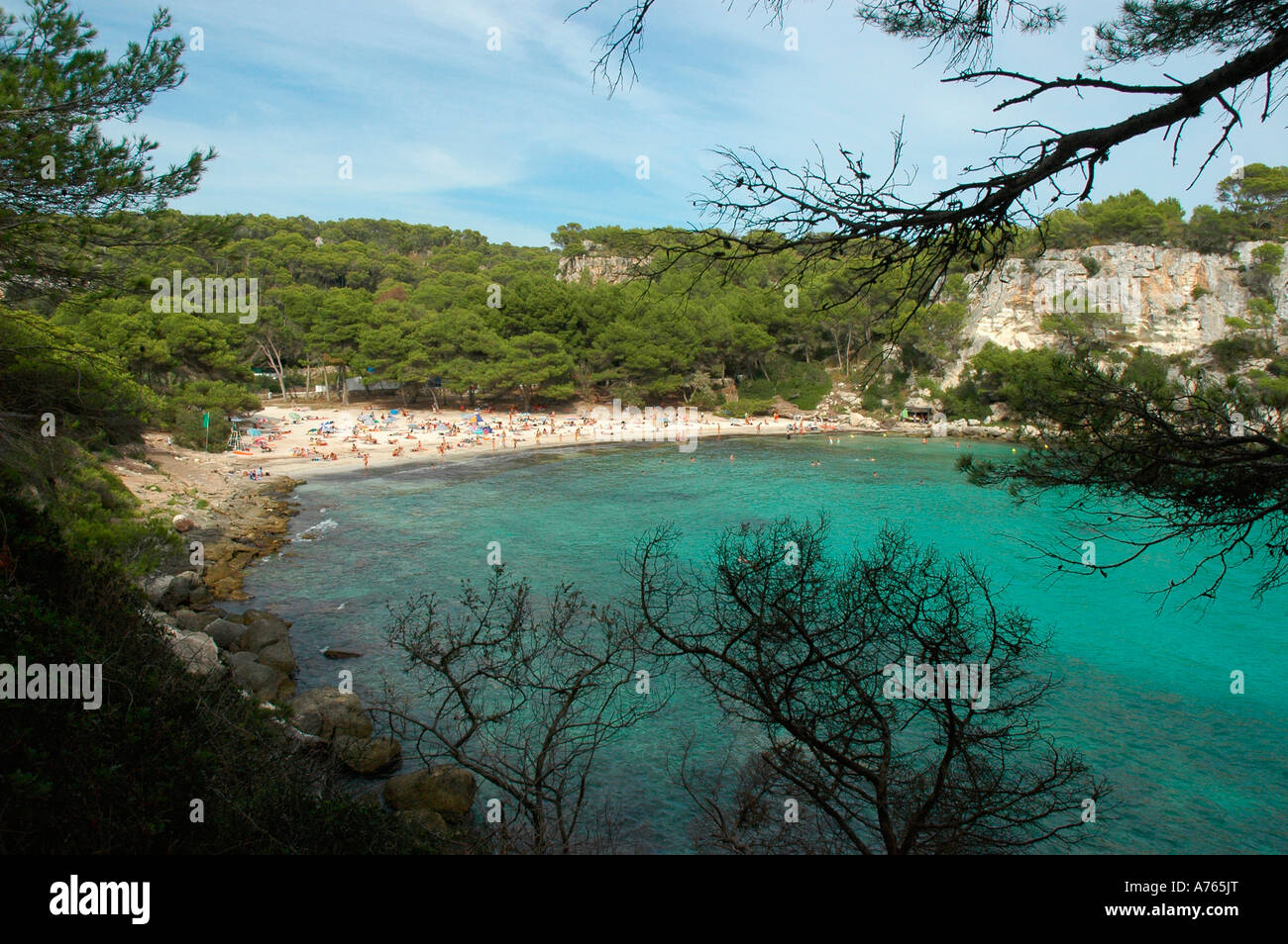 Cala Macarella MENORCA Balearic Islands Spain Stock Photo - Alamy
