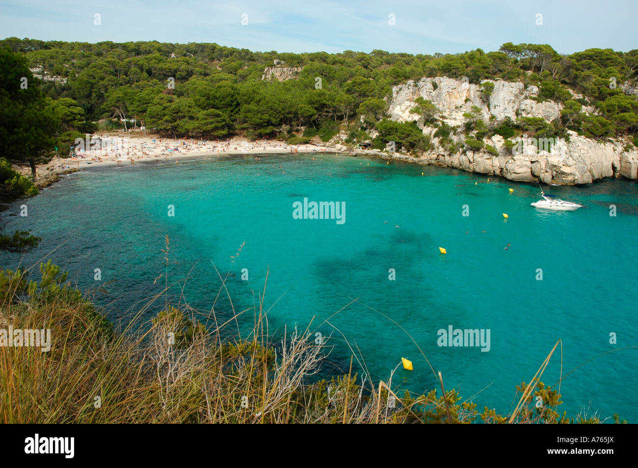 Cala Macarella MENORCA Balearic Islands Spain Stock Photo - Alamy