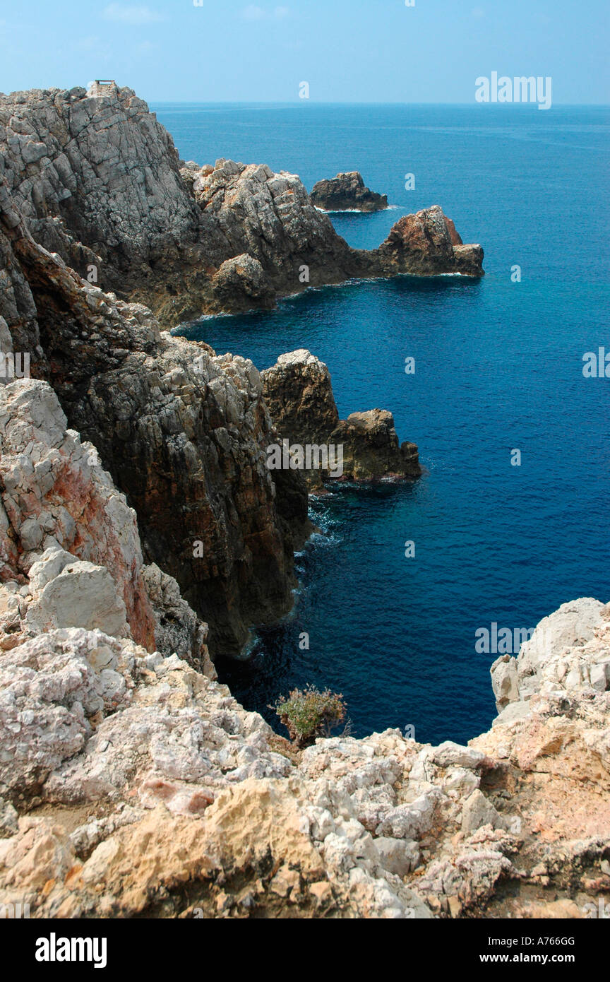 Punta Nati MENORCA Balearic Islands Spain Stock Photo - Alamy