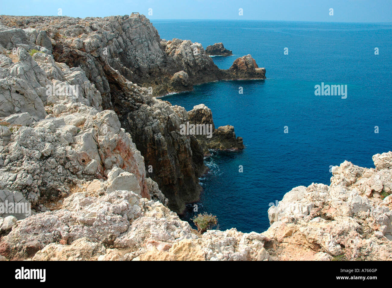 Punta Nati MENORCA Balearic Islands Spain Stock Photo - Alamy