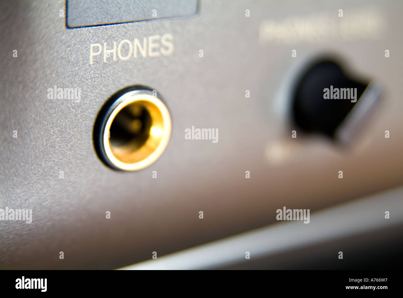 Headphones socket hi-res stock photography and images - Alamy