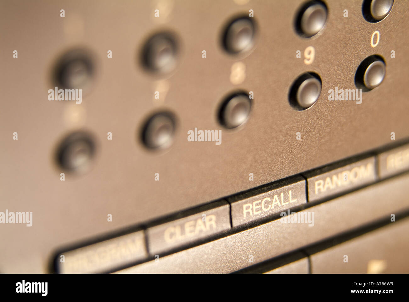 CD player buttons Stock Photo - Alamy