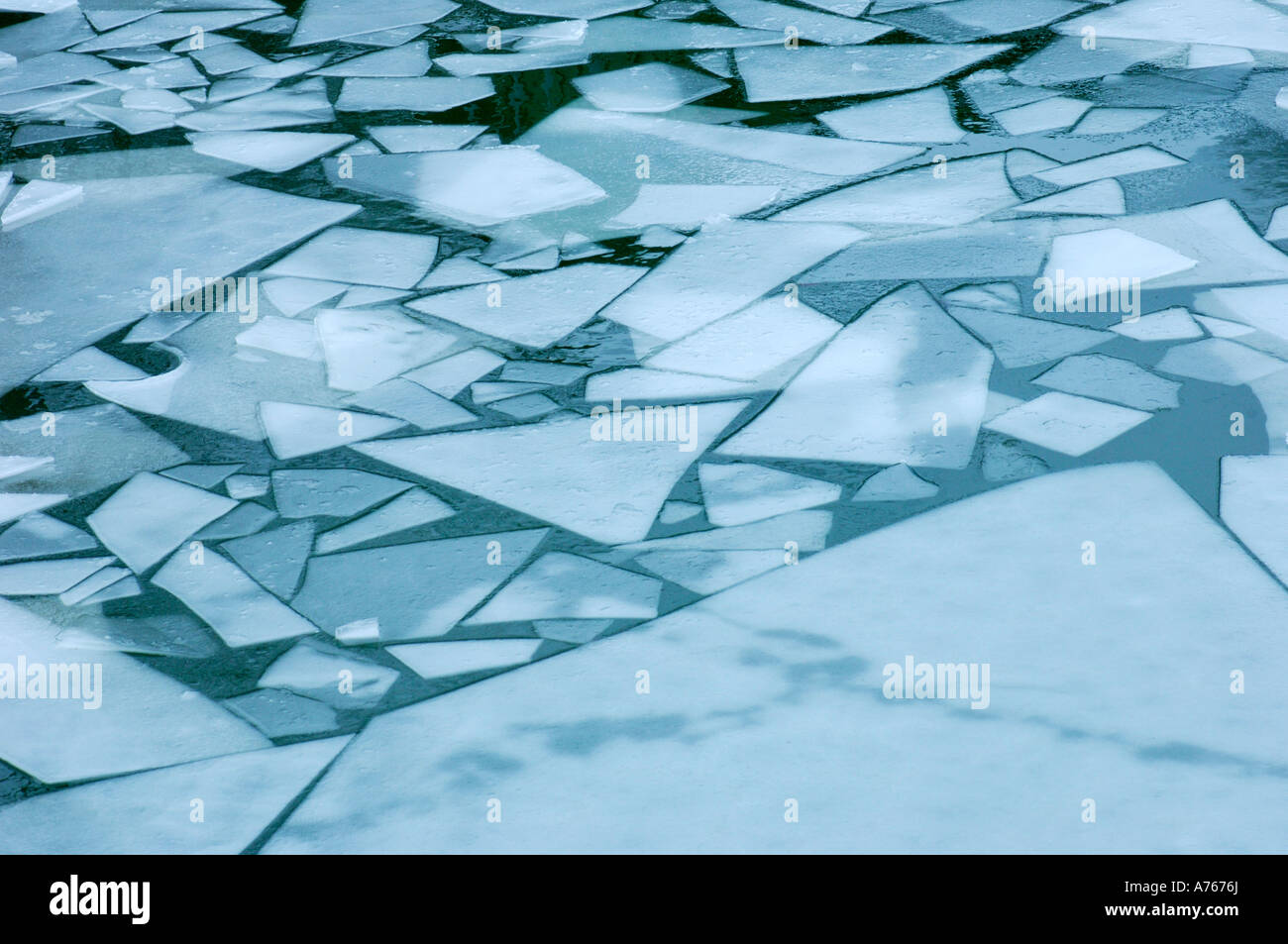 Frozen lake, close-up Stock Photo - Alamy