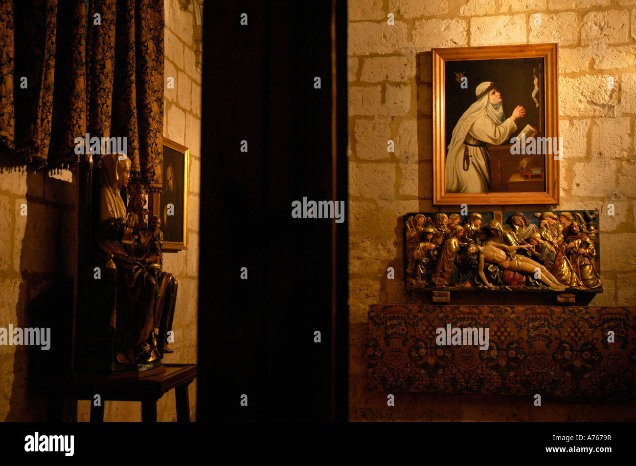 Santa Catalina de Siena by Zurbaran Cathedral Museum PALENCIA Castile ...