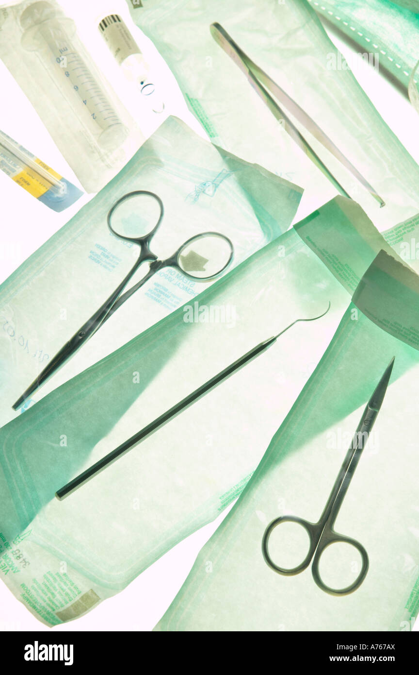 Surgical tools package hi-res stock photography and images - Alamy