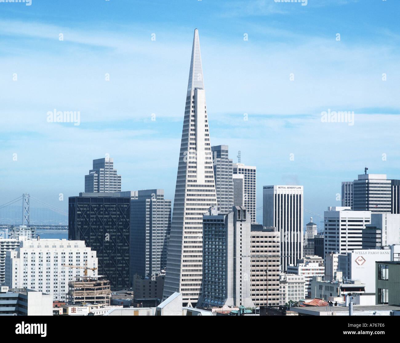 TransAmerica Building in downtown San Francisco California Stock Photo ...