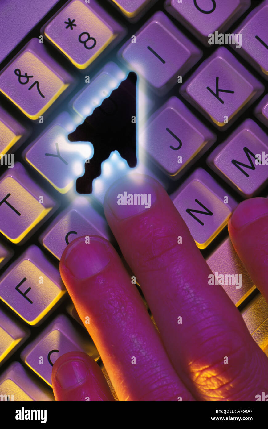 Digital curser arrow hi-res stock photography and images - Alamy