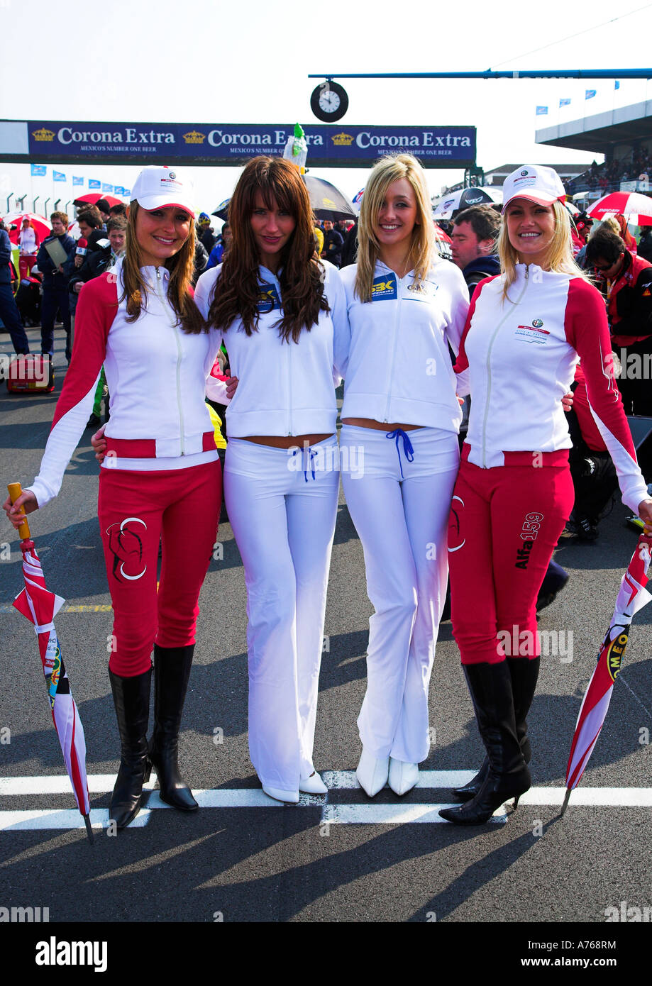 Corona Extra World Super Bike Girls and Pirrelli Girls, Donington Park ...