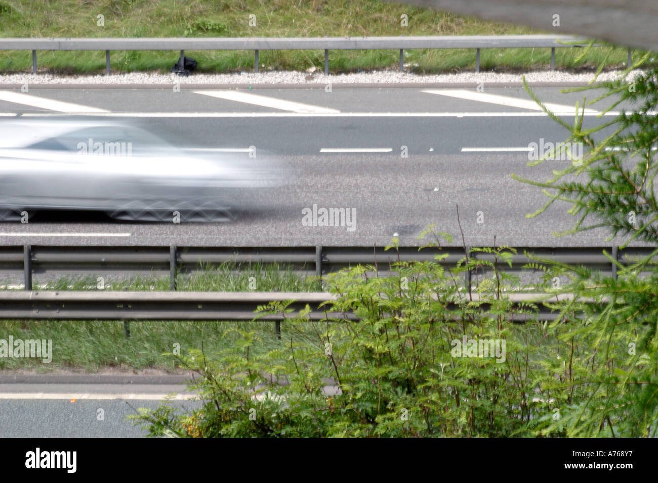 Motorway chevrons hi-res stock photography and images - Alamy