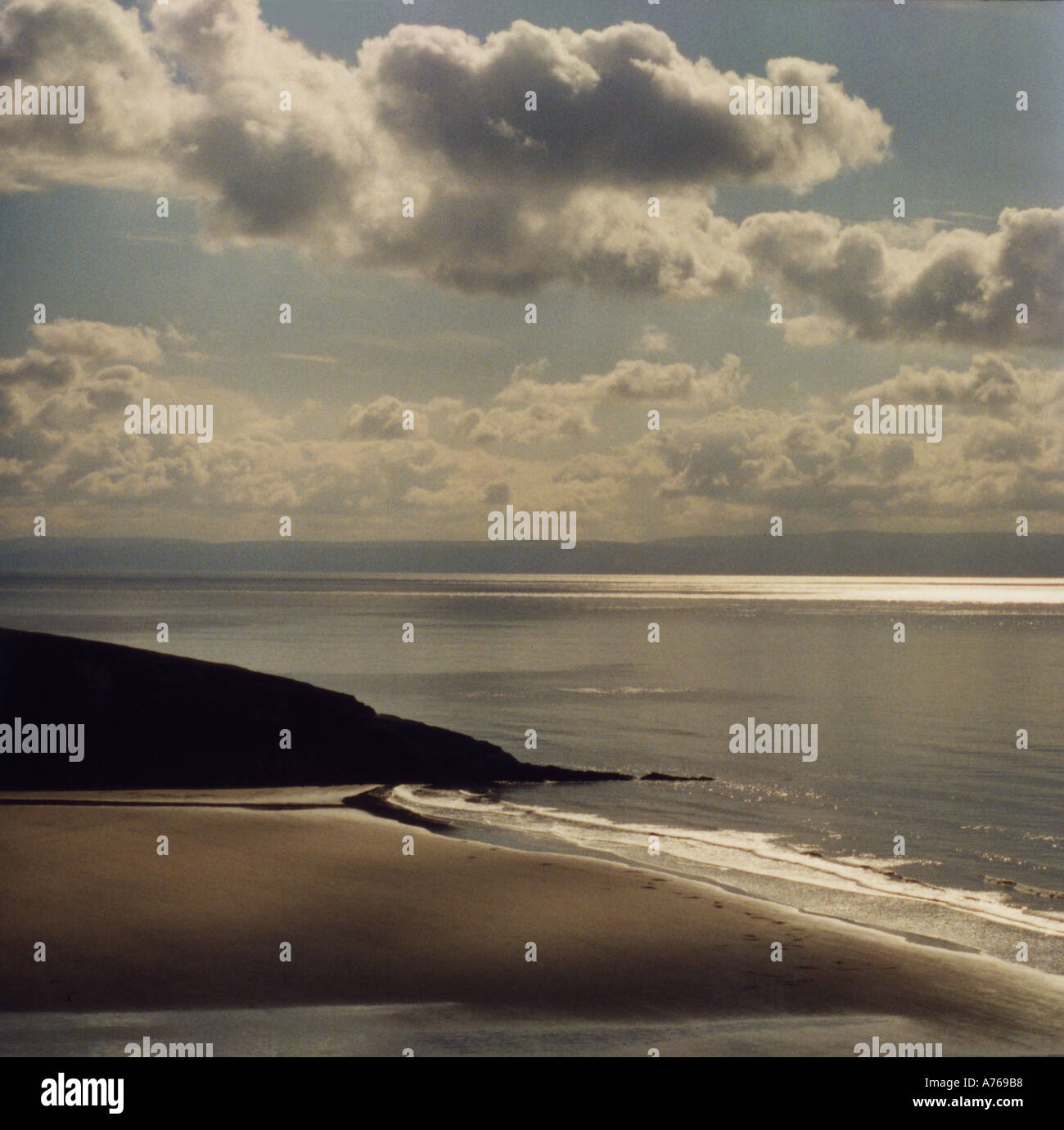 View Across the Bristol Channel Stock Photo - Alamy