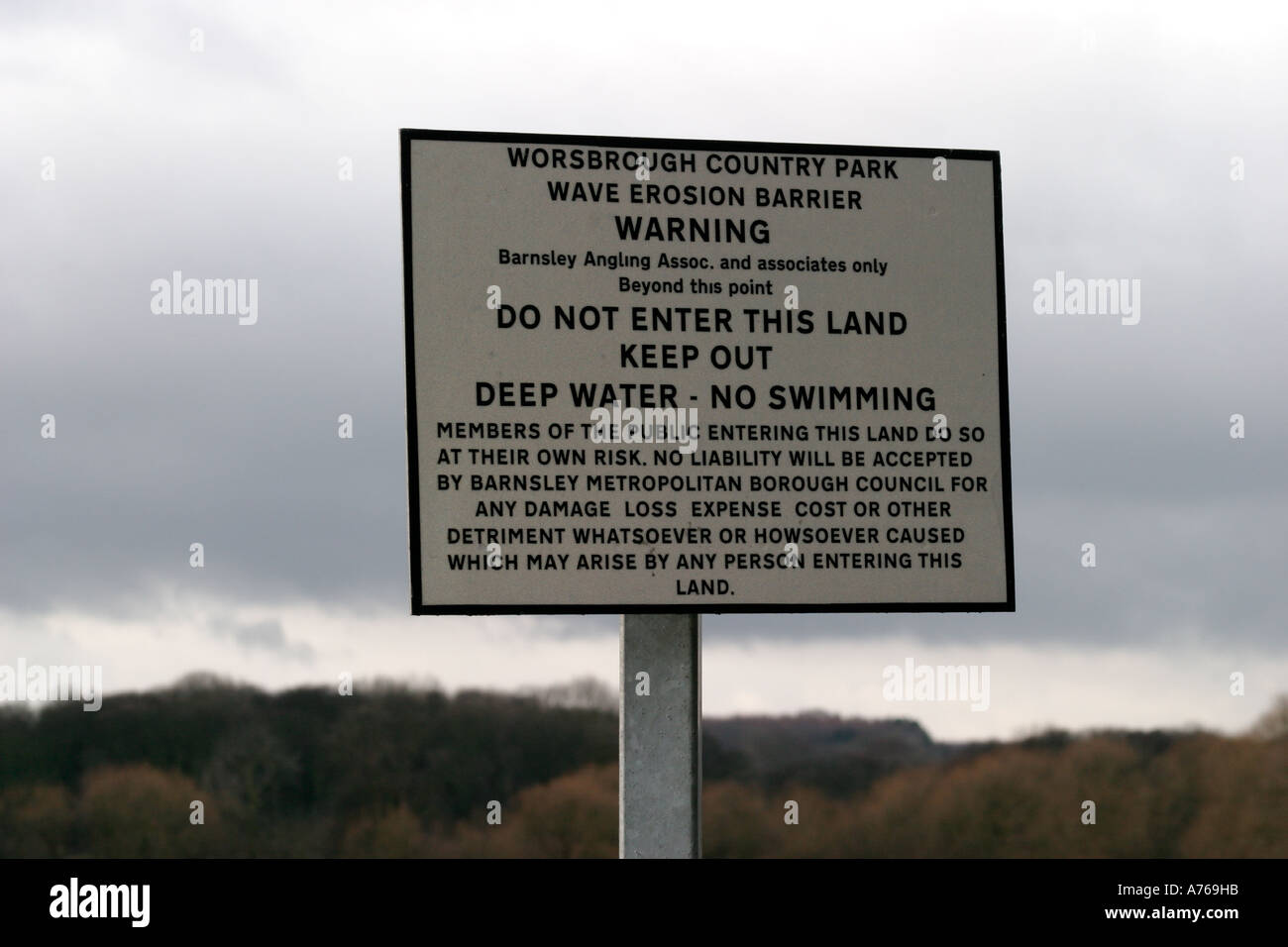 Reservoir warning sign hi-res stock photography and images - Alamy