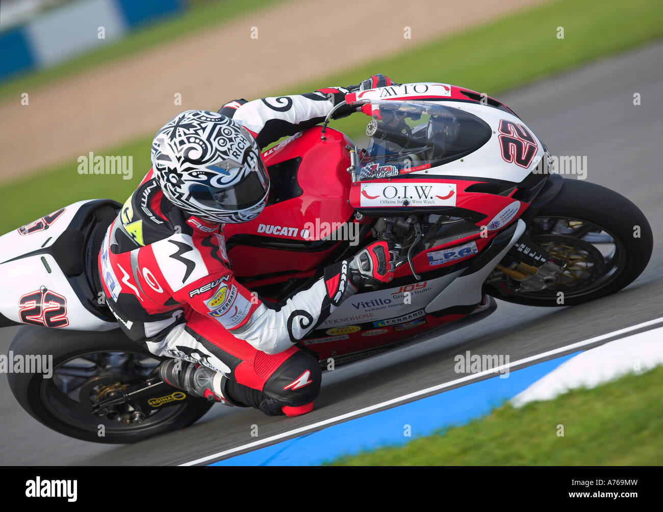 Luca Morelli, World Super Bike Championship 2007, round 3, Donington ...