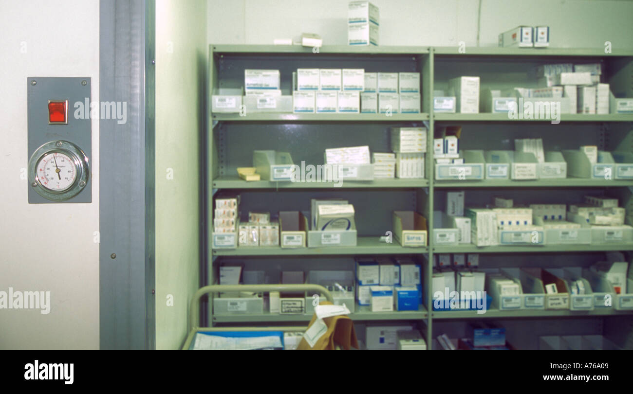 Medicines in freezer Stock Photo - Alamy