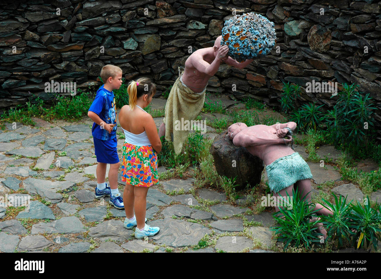 Indigenous World Park GRAN CANARIA Canary Islands Spain Stock Photo - Alamy