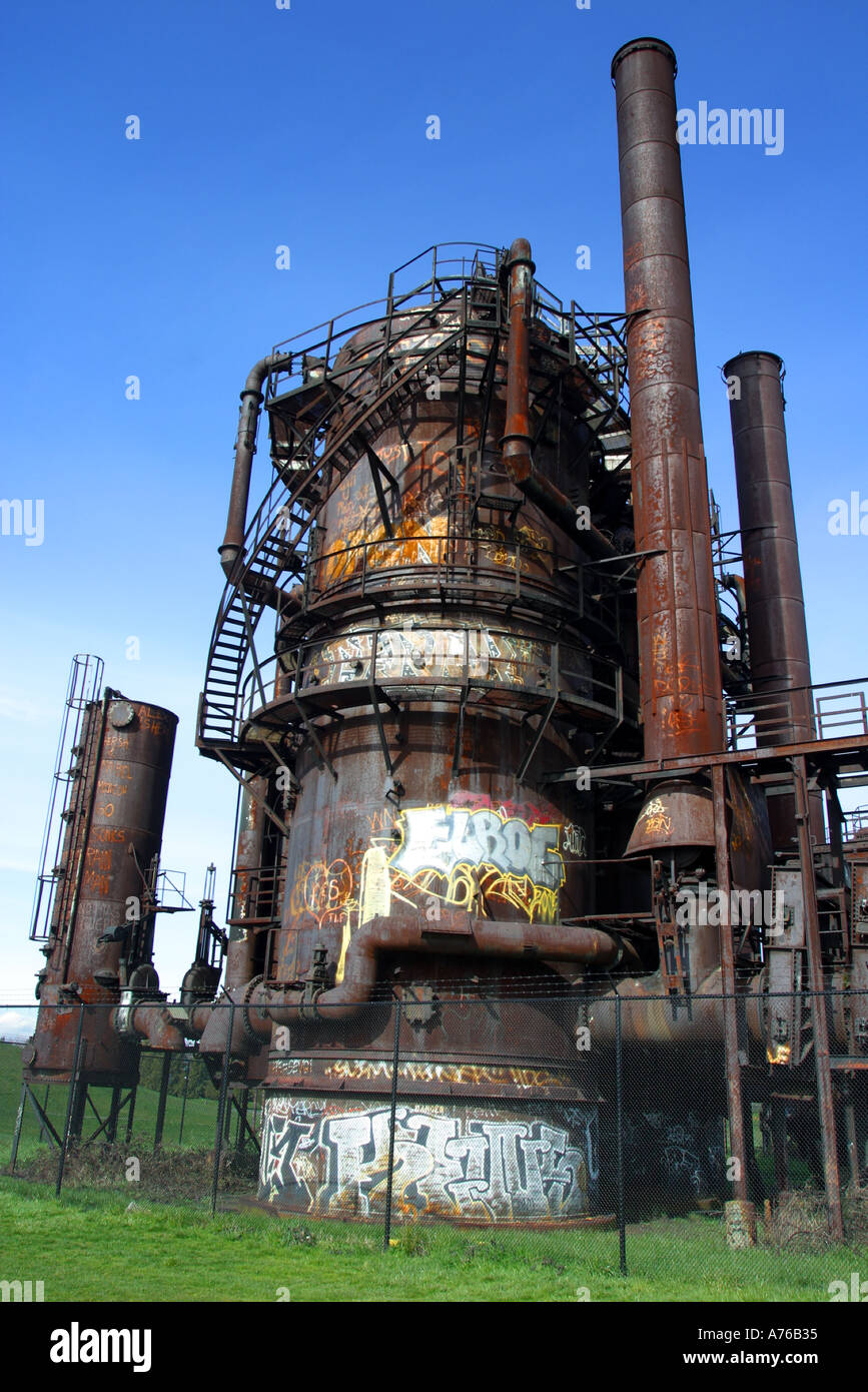 Gasworks park seattle view hi-res stock photography and images - Alamy