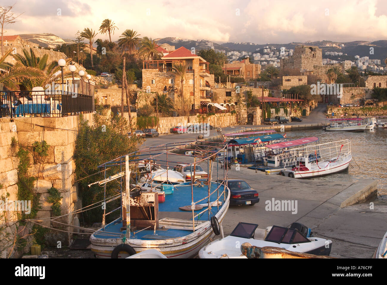 Port of Byblos, Lebanon Stock Photo - Alamy