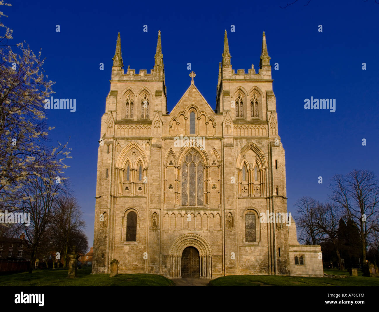 Selby Abbey Selby North Yorkshire UK Horizontal photo Stock Photo - Alamy