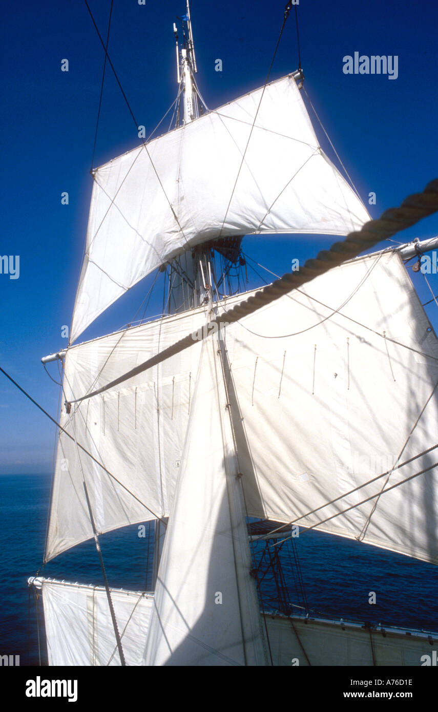 Square sails hi-res stock photography and images - Alamy