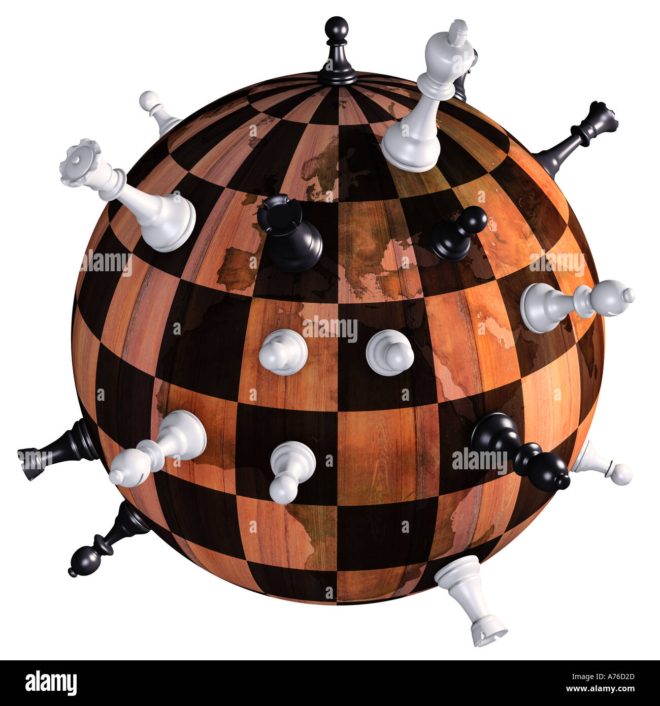 Chess globe hi-res stock photography and images - Alamy