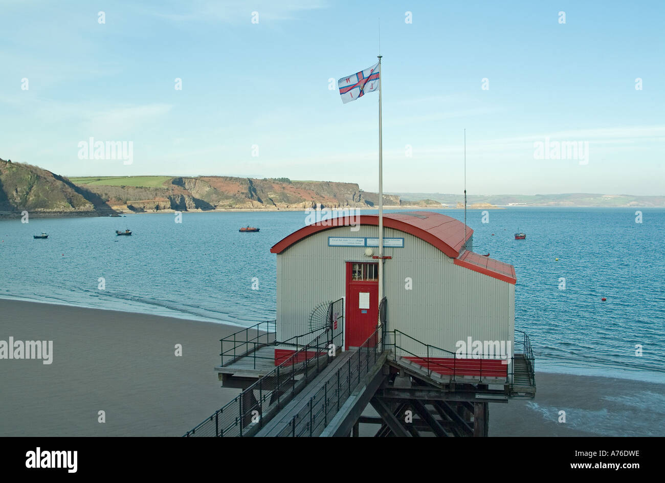 Tenby life boat house hi-res stock photography and images - Alamy