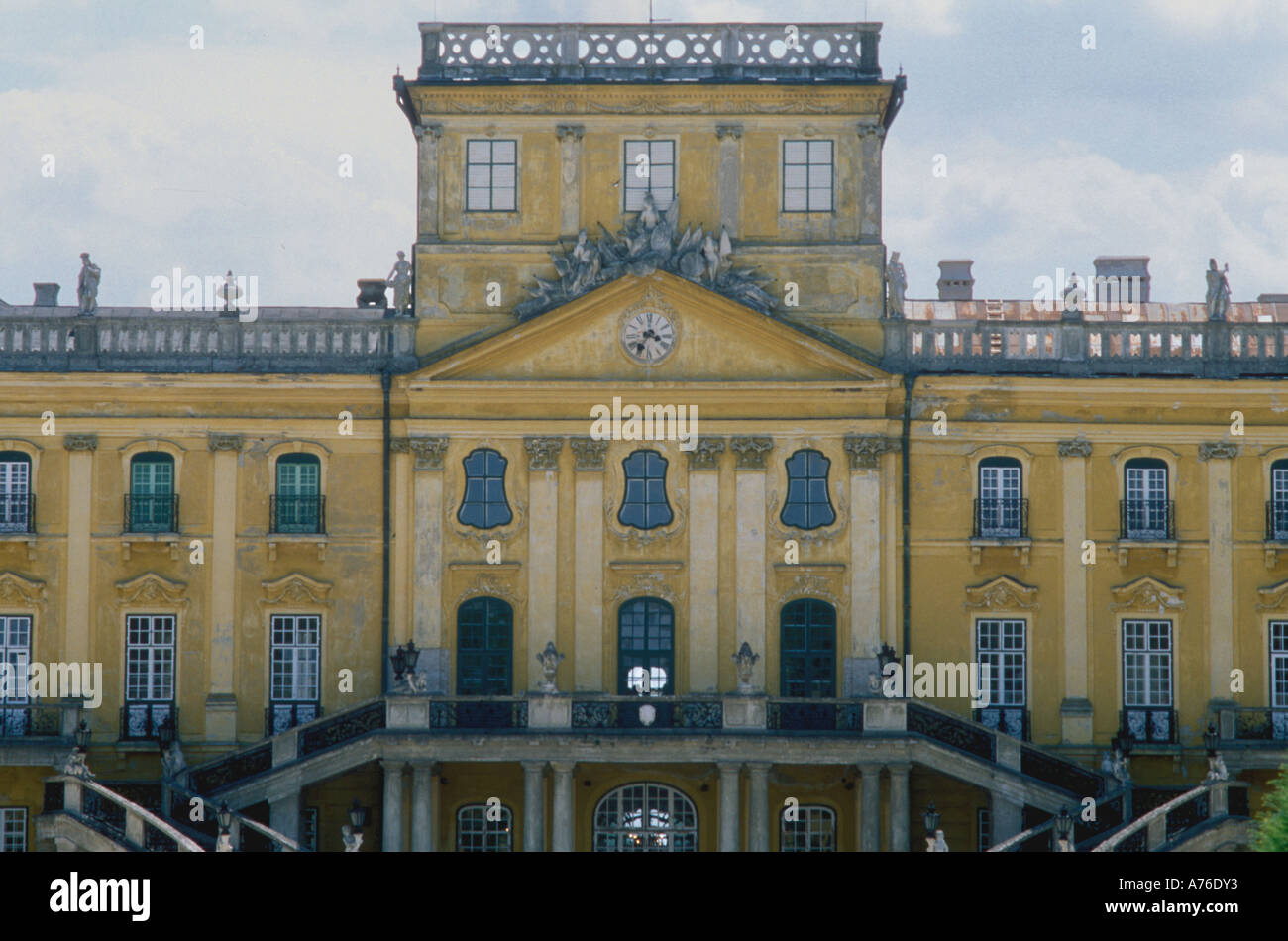 Fertod, Hungary: Esterhazy Palace Stock Photo - Alamy