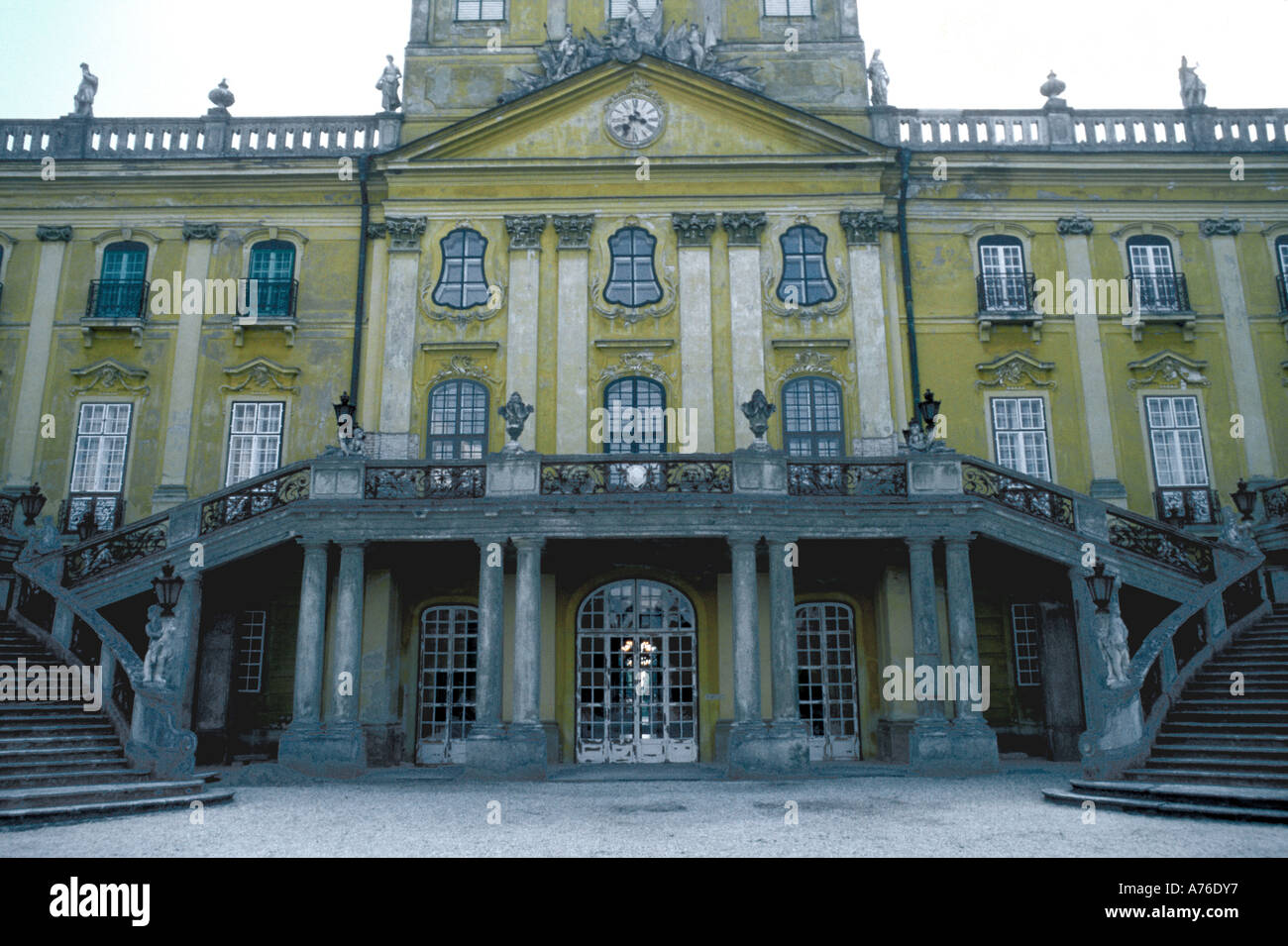 Fertod, Hungary: Esterhazy Palace Stock Photo - Alamy
