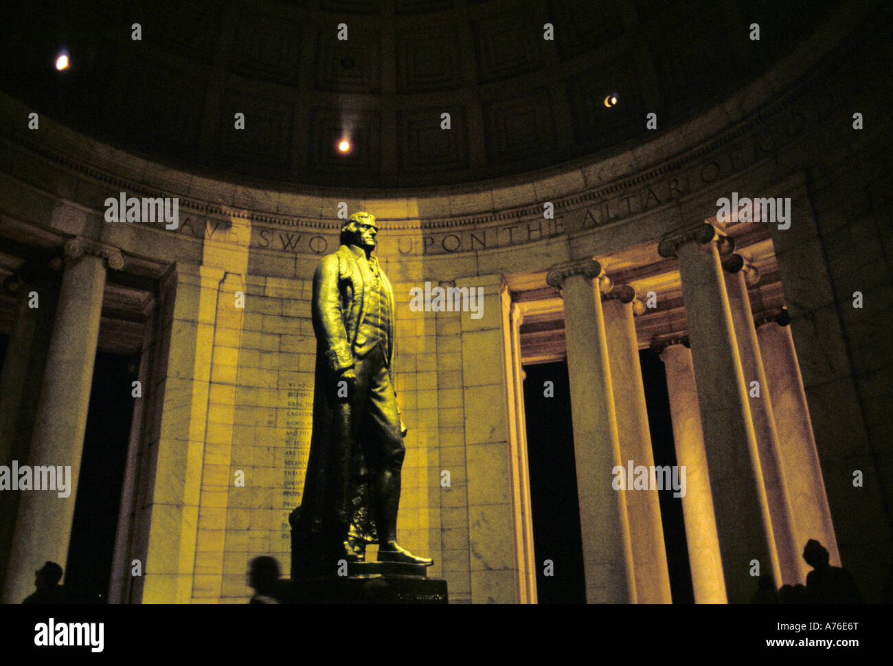 Jefferson Memorial Interior, the Mall on Washington DC Stock Photo - Alamy