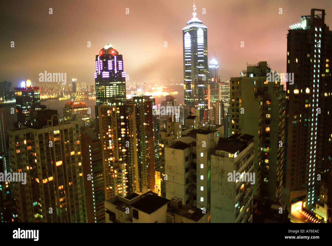 Hong Kong urban cityscape skyline Stock Photo - Alamy