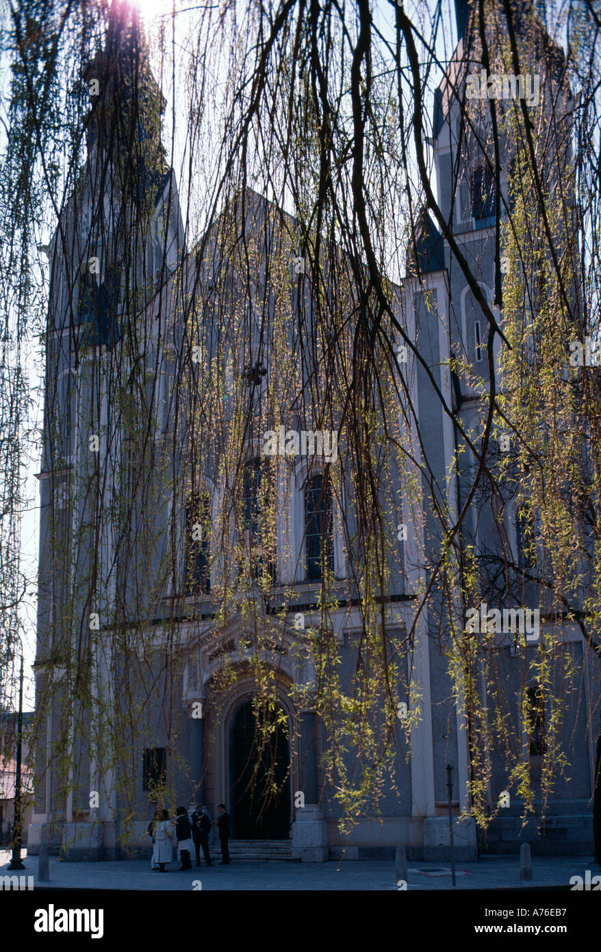 Exterior of a church Stock Photo - Alamy