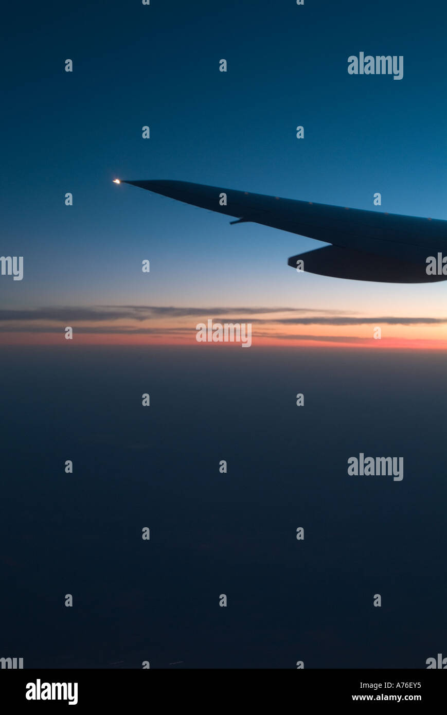 Dawn at five miles high Stock Photo - Alamy