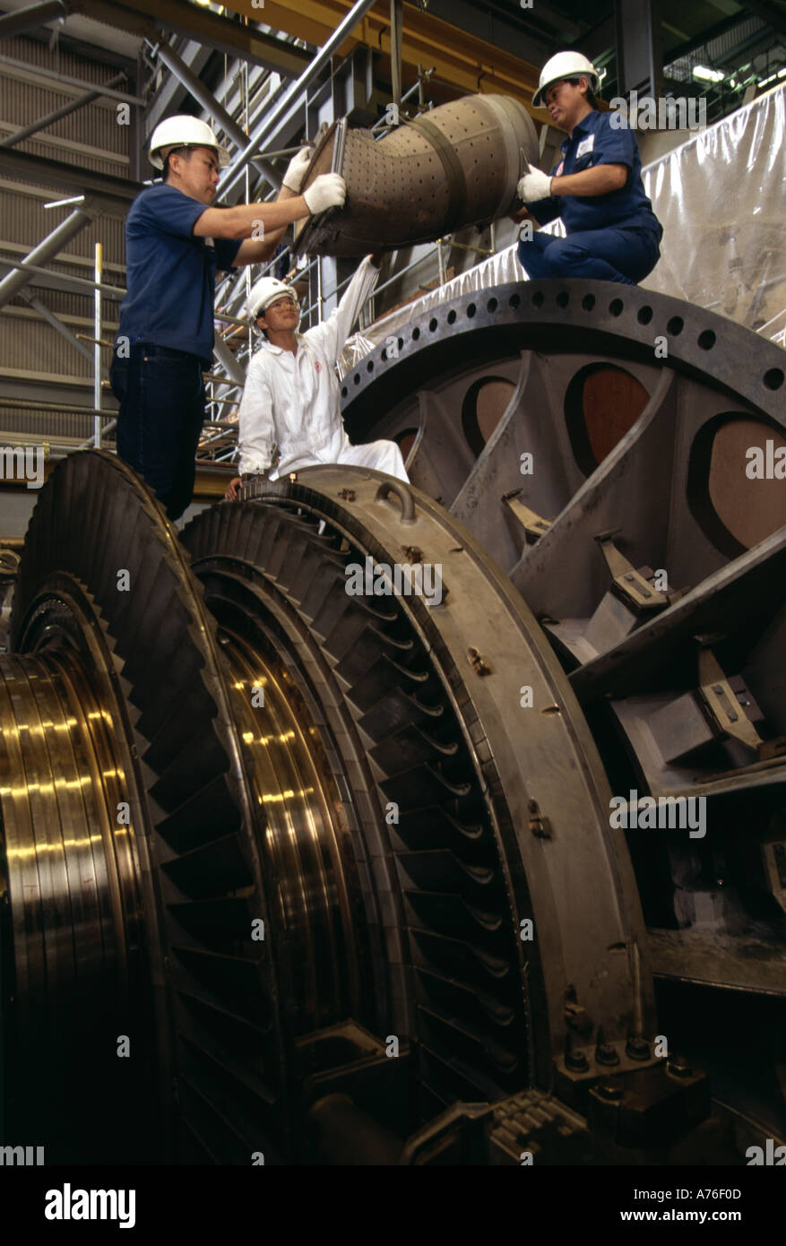 Gas Turbine Installation Stock Photo - Alamy