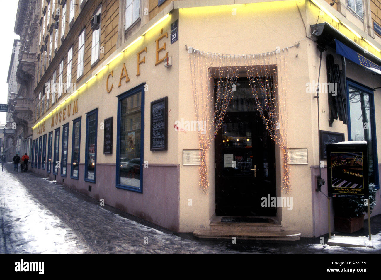 The Cafe Museum, Vienna Stock Photo - Alamy