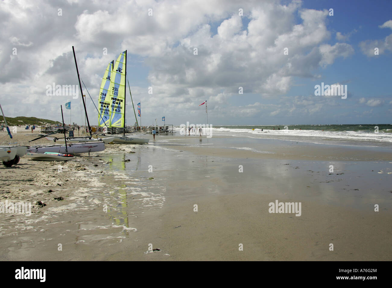Beach of Amrum / Germany Stock Photo - Alamy