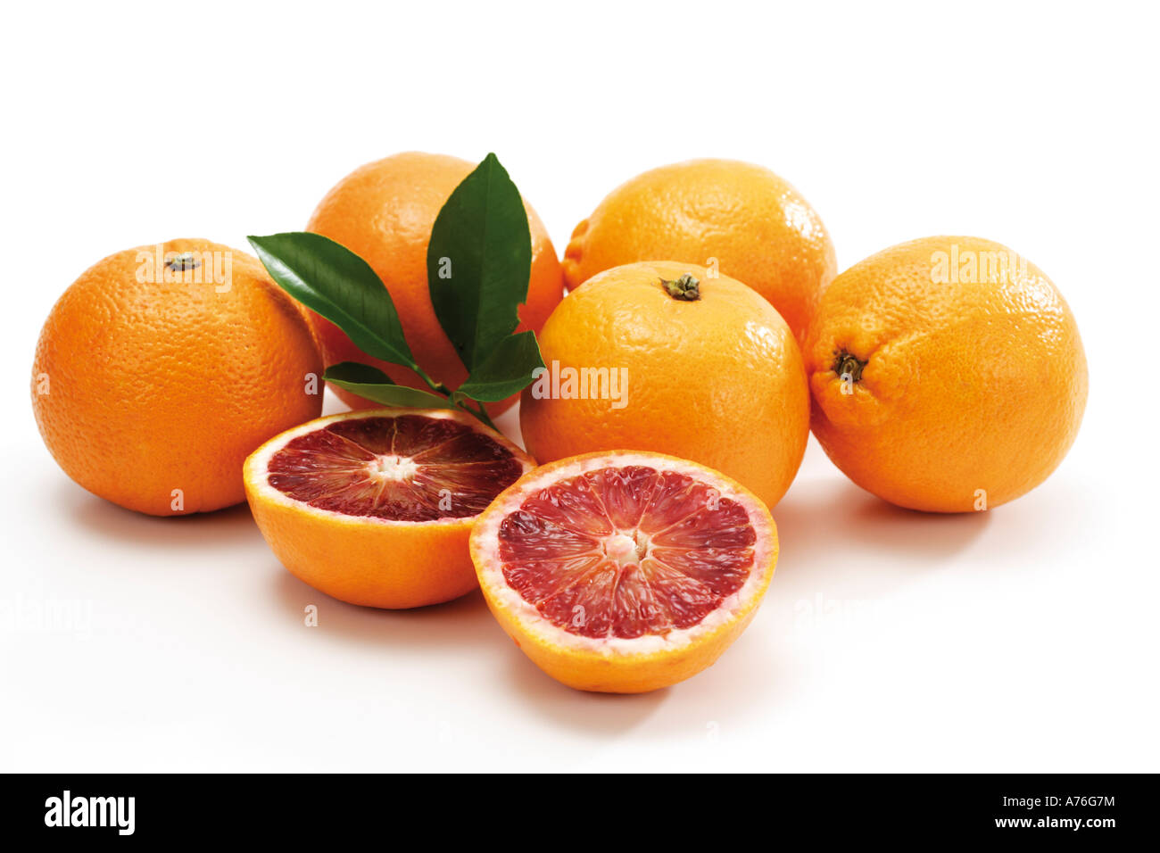 Blood oranges, close-up Stock Photo - Alamy