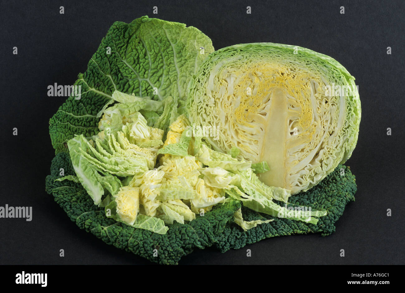 Cabbage Kohl Wirsing Savoy Stock Photo - Alamy