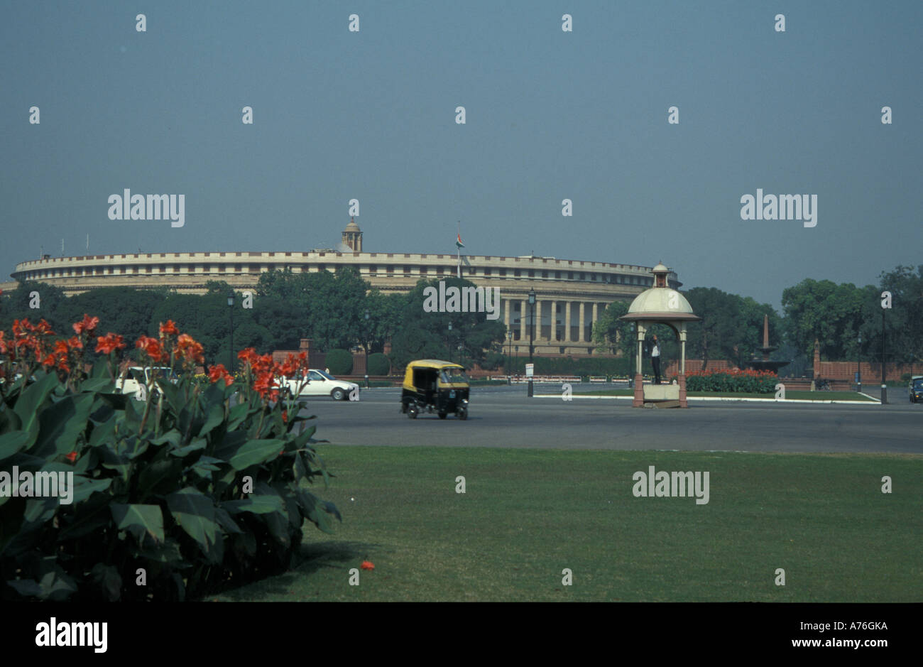 New Delhi India Parliament House Stock Photo - Alamy