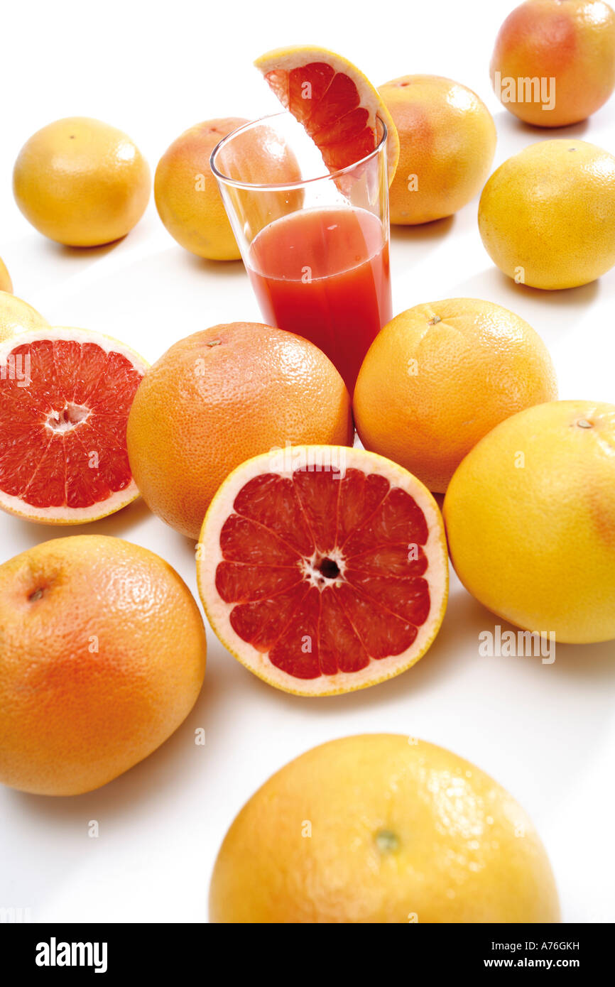 Ruby red grapefruits, close-up Stock Photo - Alamy
