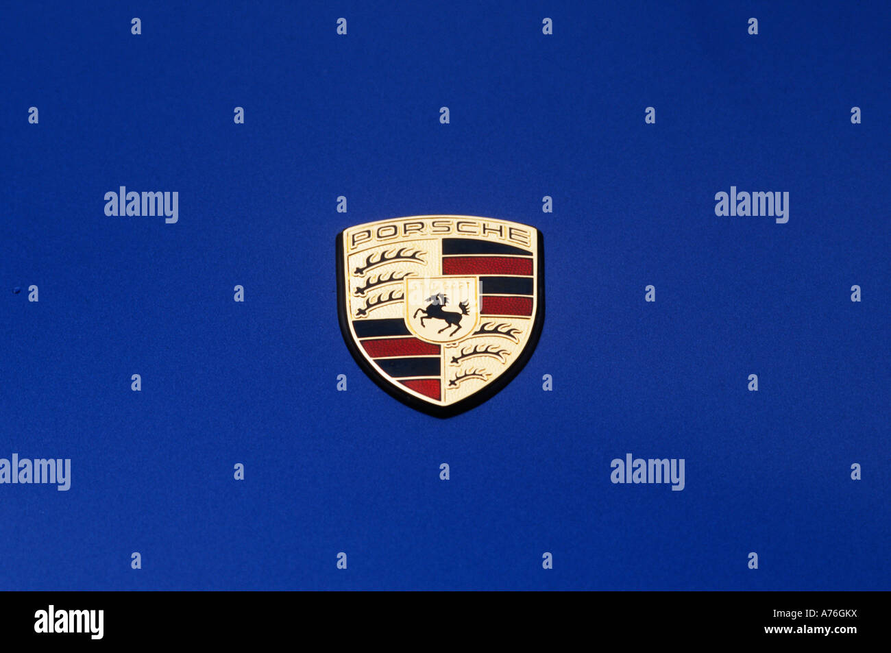 Porsche 911 Carrera front badge Stock Photo - Alamy