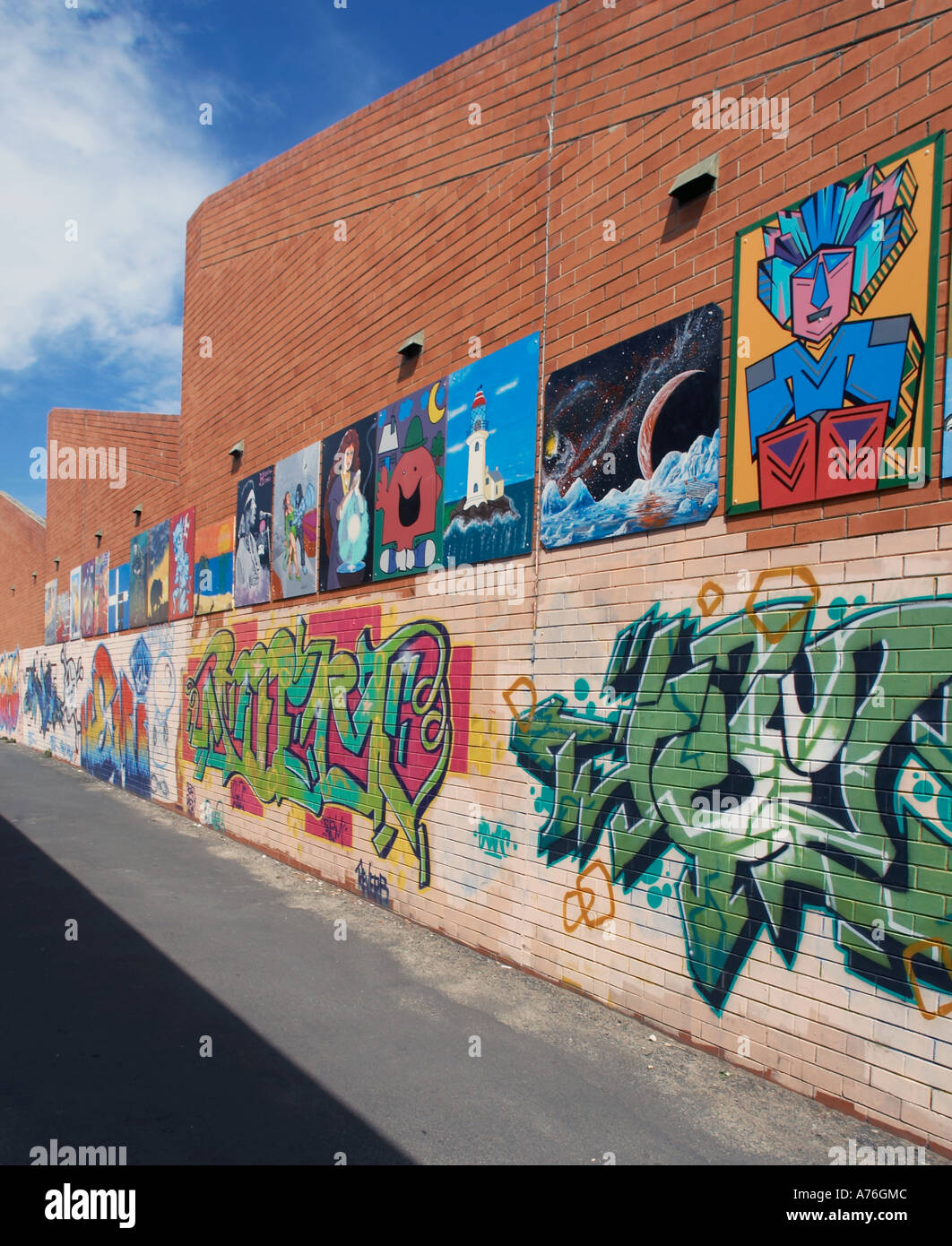 Graffiti wall Rosebud Australia Stock Photo - Alamy
