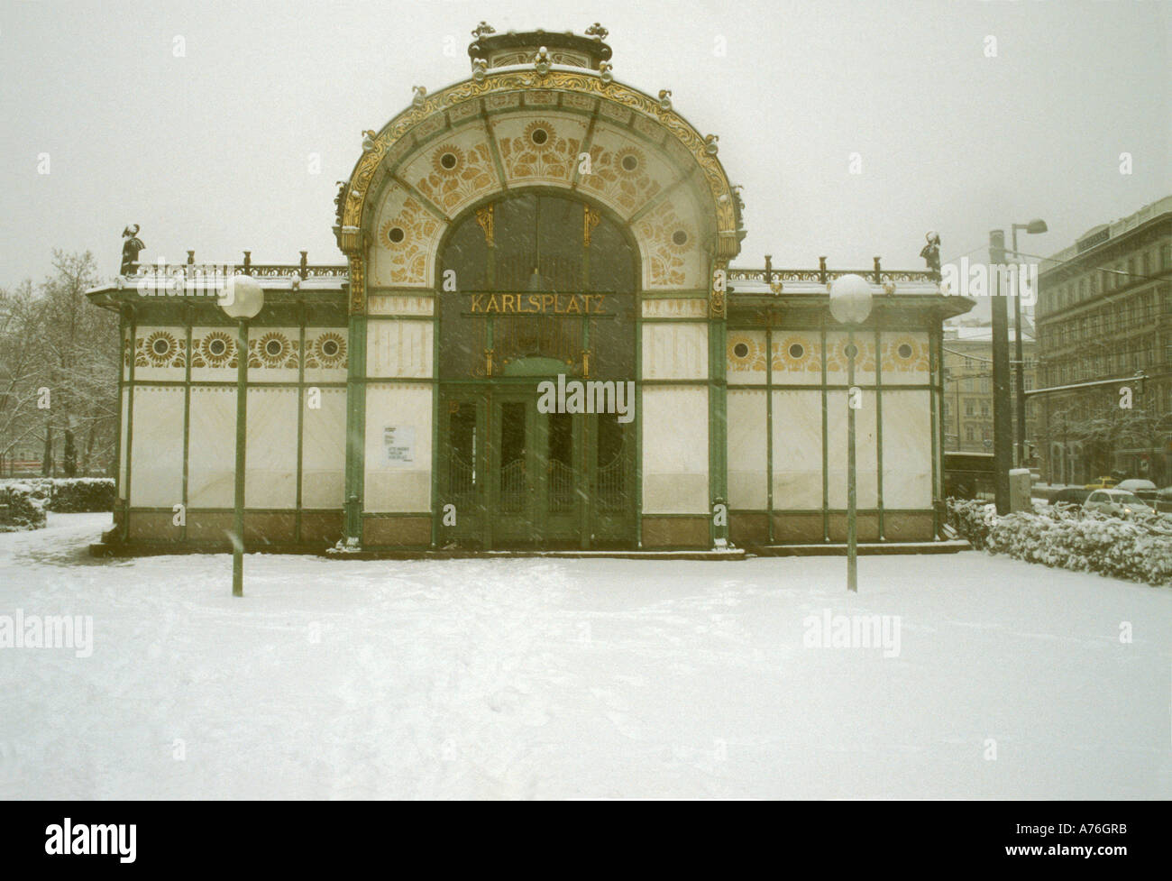 Karlsplatz Pavilion, Vienna Stock Photo - Alamy