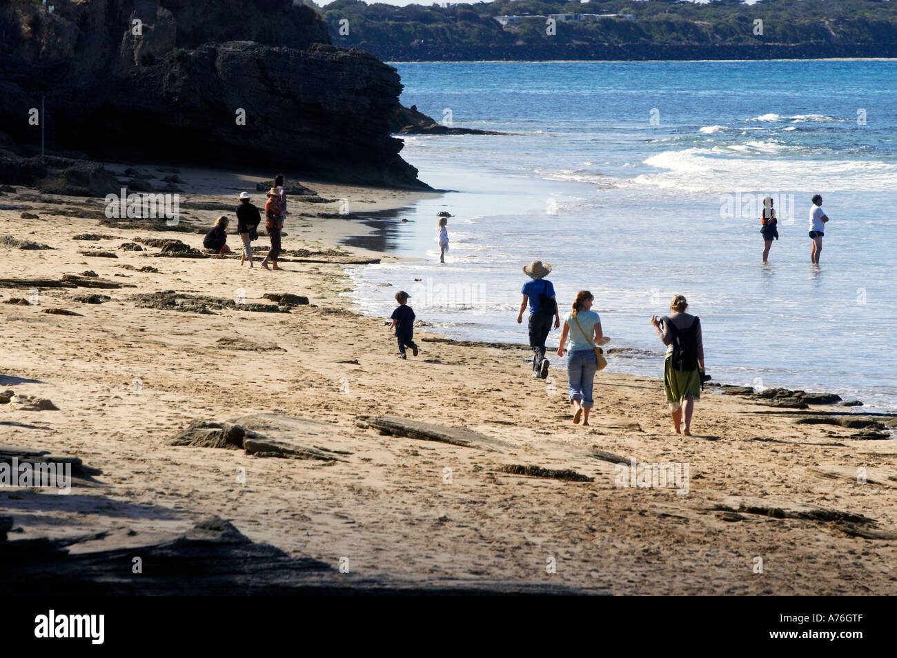Beach Point Lonsdale Australia Stock Photo - Alamy