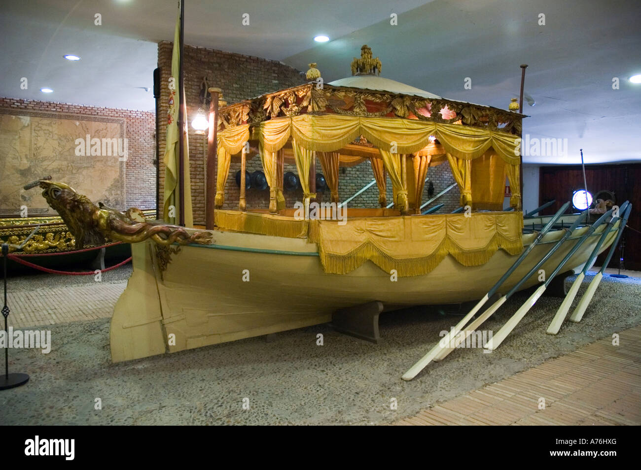 Falua or Royal boat Royal Faluas Museum ARANJUEZ Madrid Autonomous ...