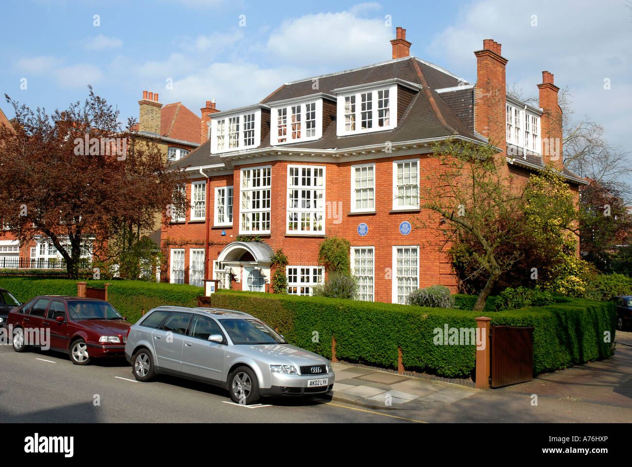 The Freud Museum previously the house where the psychoanalyst Sigmund ...